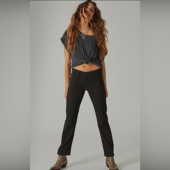 Lucky Brand | Jeans | Lucky Brand Black Sweet Straight Jeans 2 31 ...